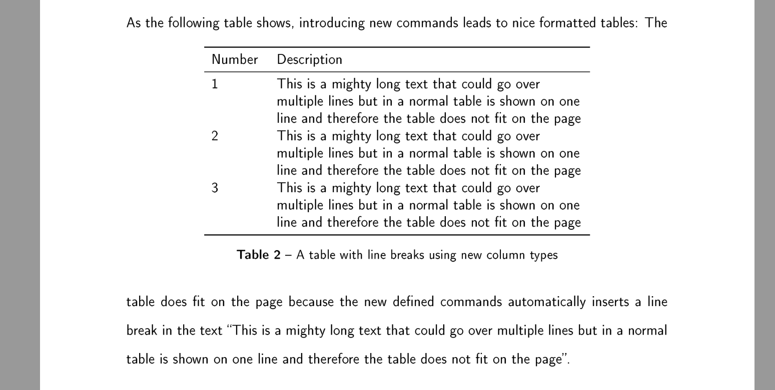 Automatic Line Breaks In Latex Tables The Lazy Economist 3635